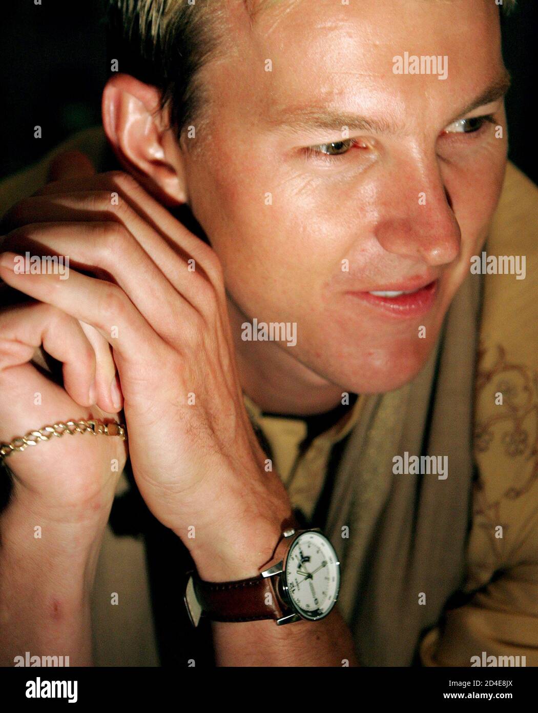 Australian bowler brett lee hi-res stock photography and images - Alamy
