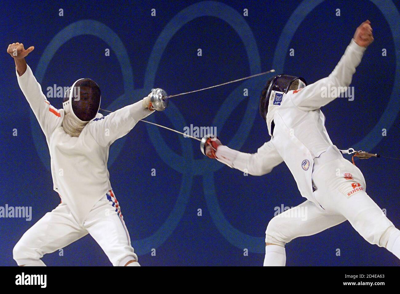 French fencing team sport hi-res stock photography and images - Alamy