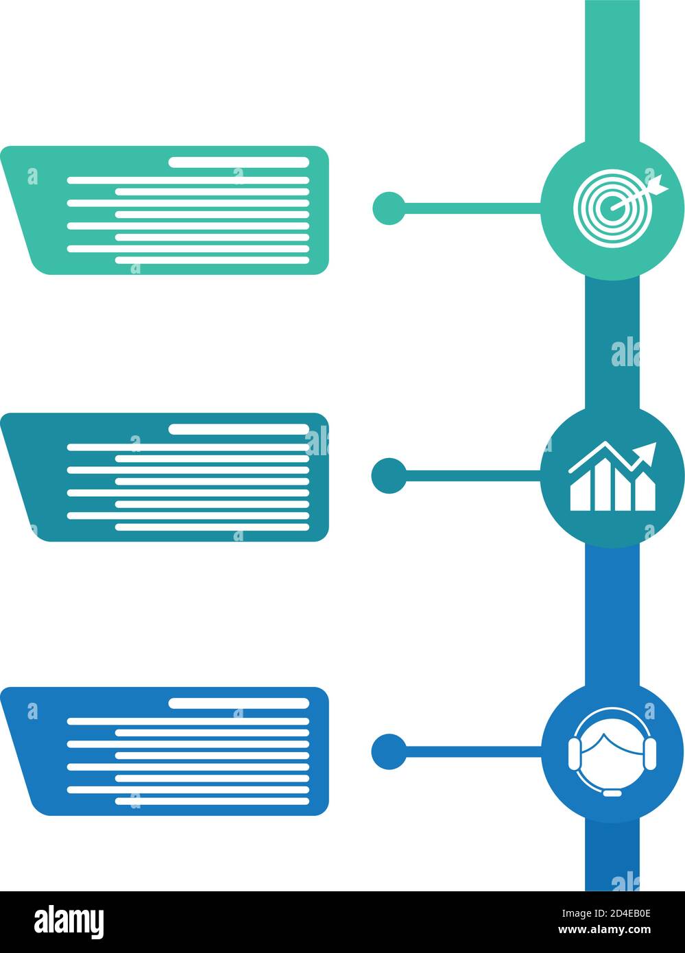success infographics statistics flat style icon vector illustration ...