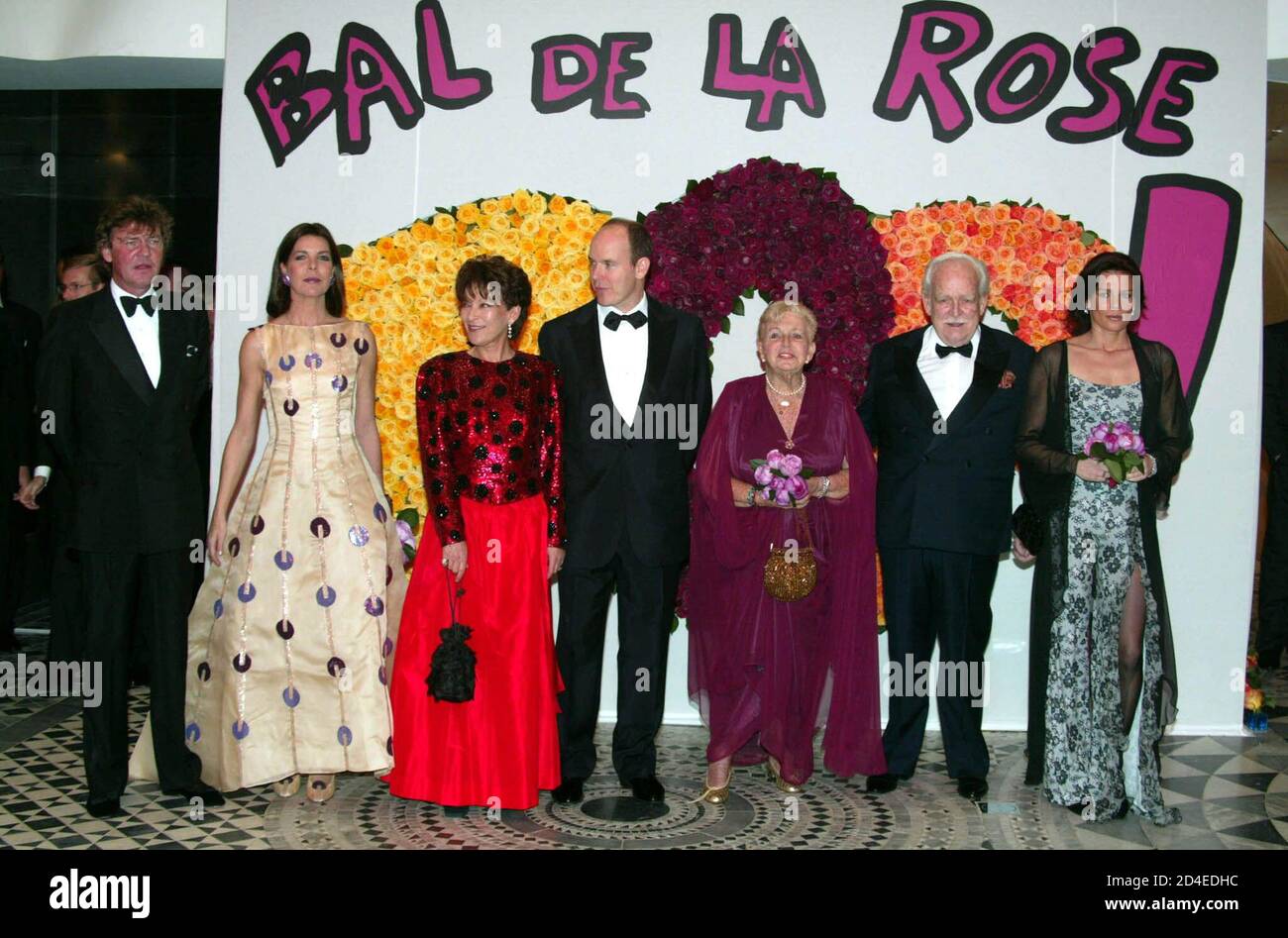 Prince rainier princess stephanie princess caroline hi-res stock ...