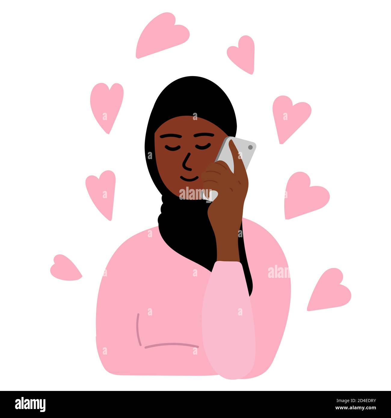 Woman hand holds beautiful Stock Vector Images - Alamy