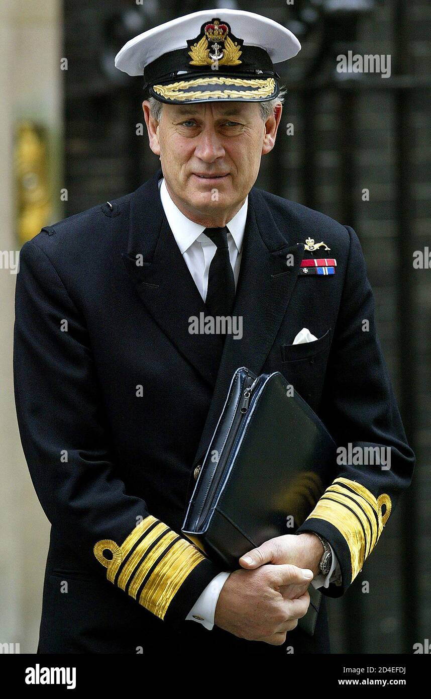 Admiral sir michael boyce the chief of the defence staff hi-res stock ...