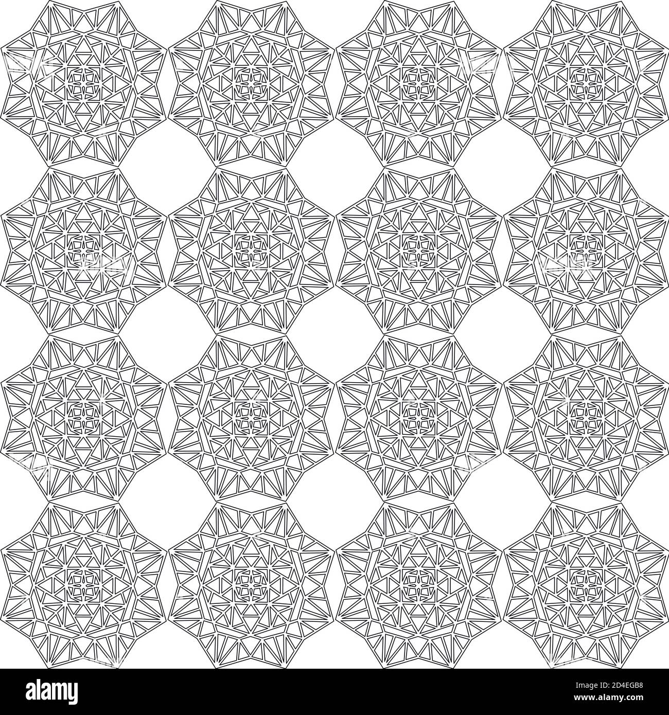 Flower lace seamless pattern Cut Out Stock Images & Pictures - Alamy