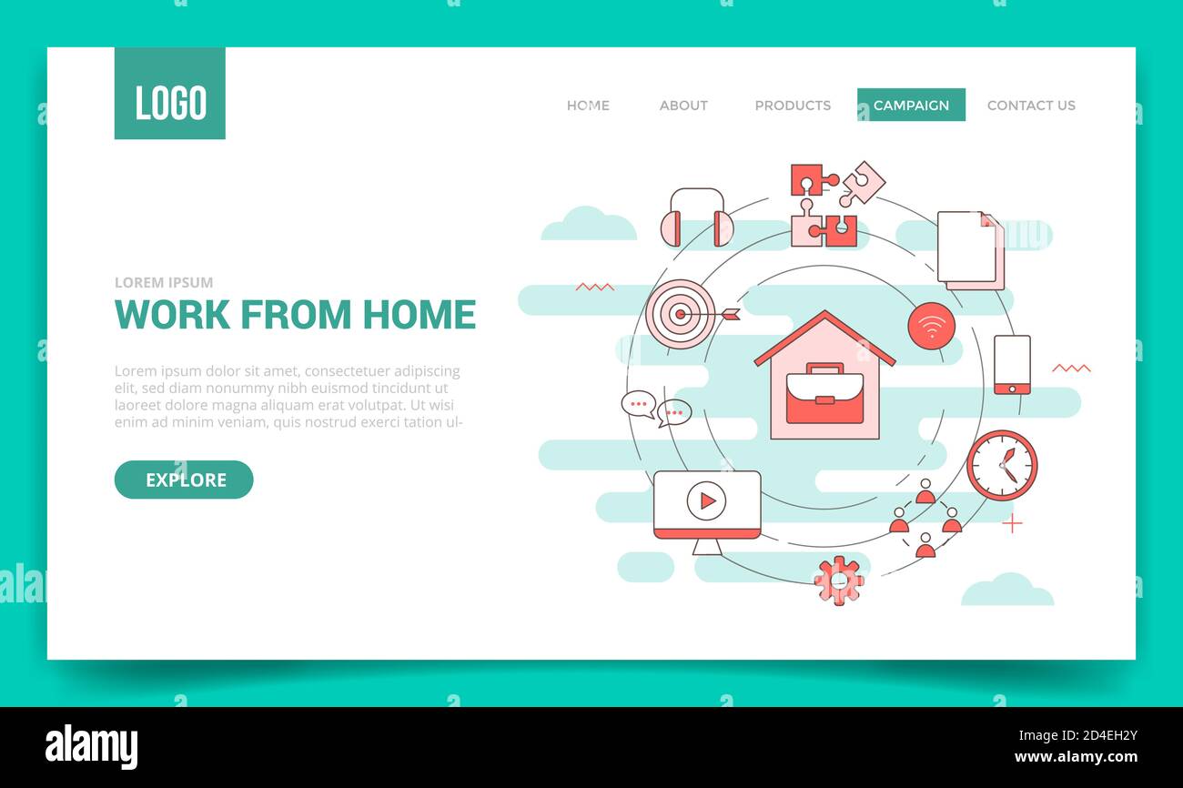 Wfh circle hi-res stock photography and images - Alamy