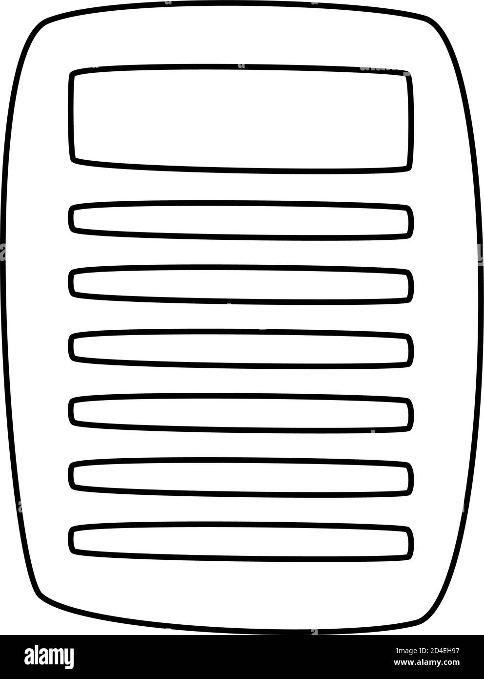 Letter format eps Stock Vector Images - Alamy