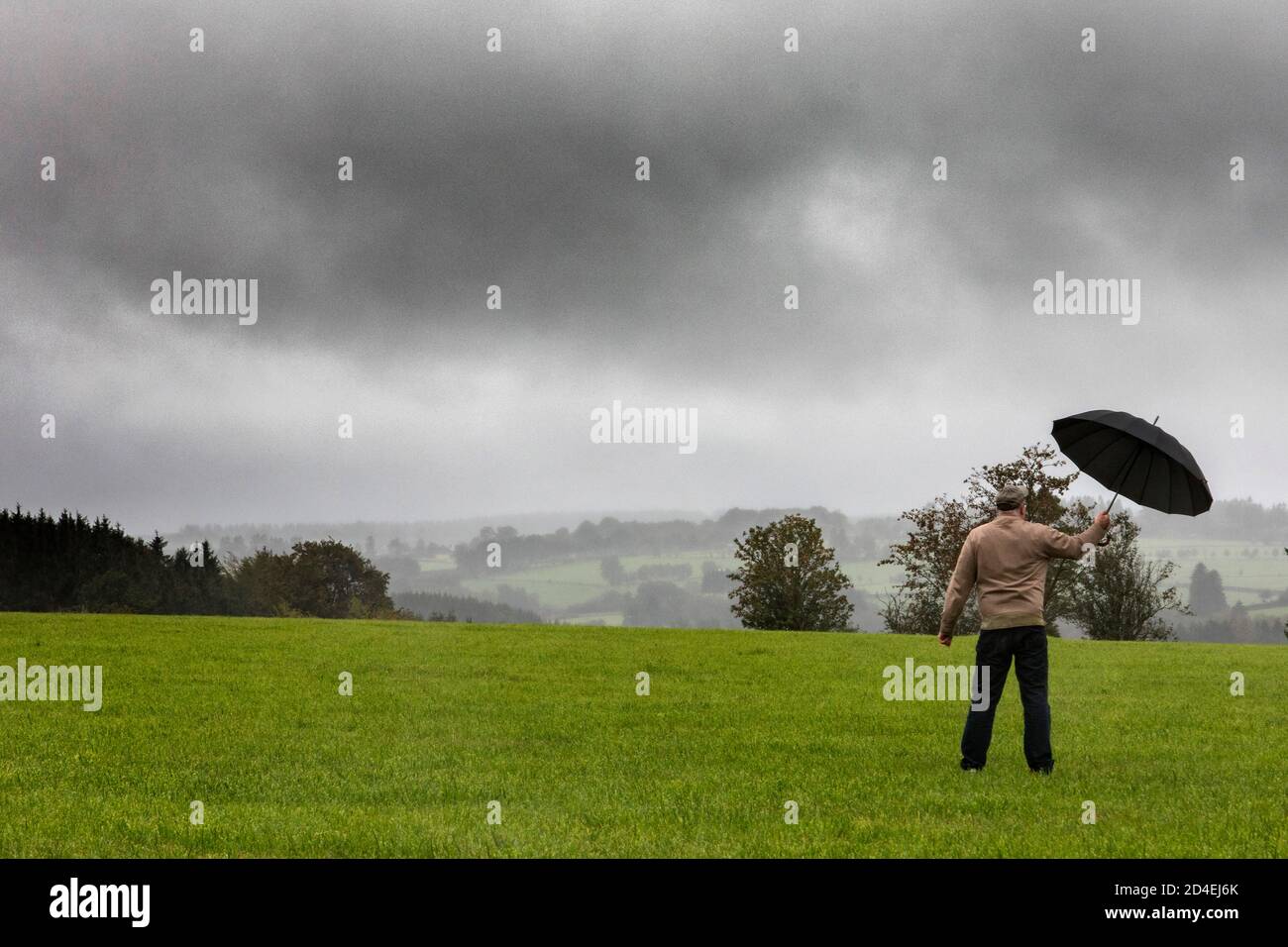 Heavy rainy weather with storm Stock Photo - Alamy