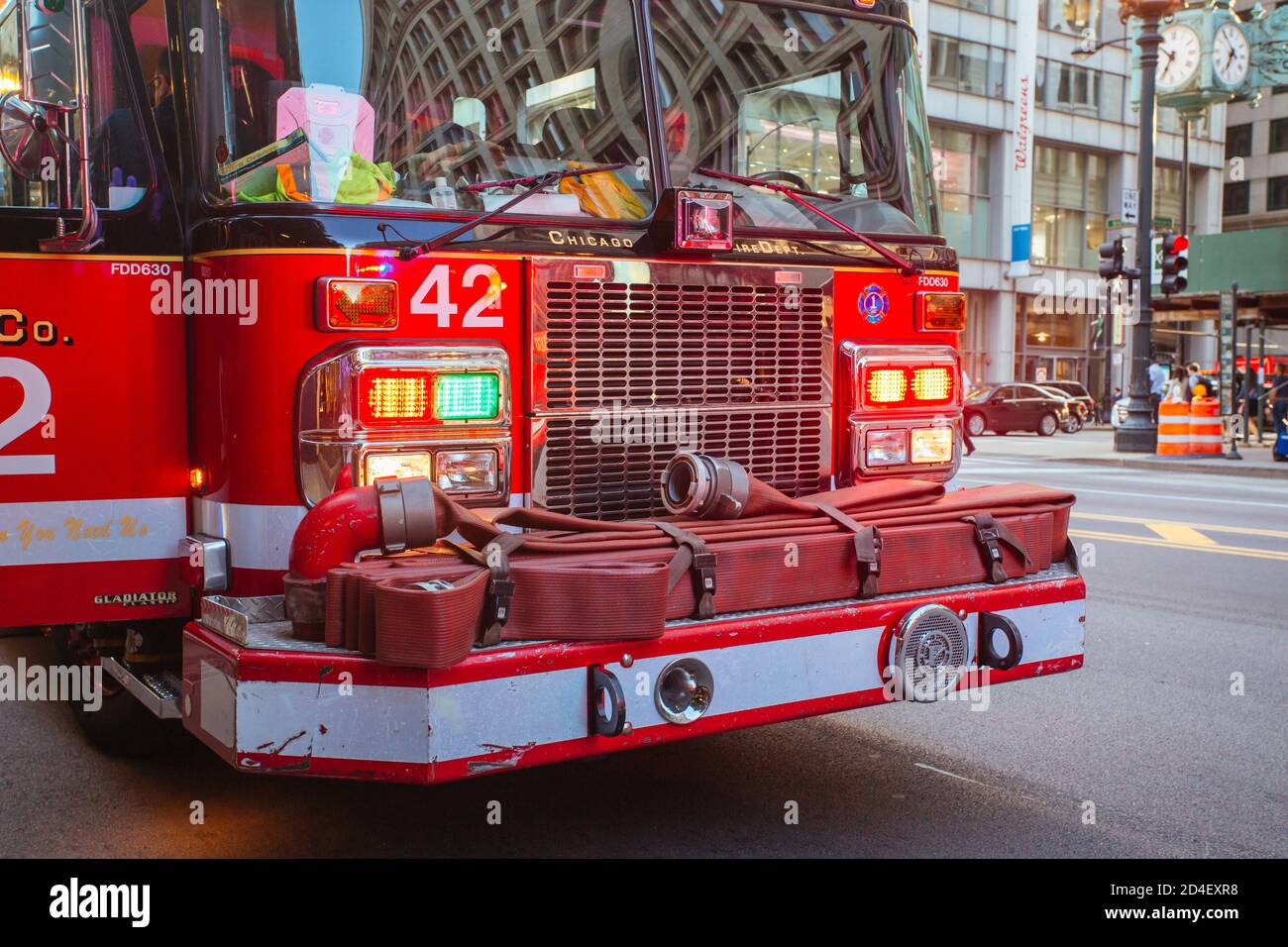 Chicago Fire Truck Stock Photo - Alamy