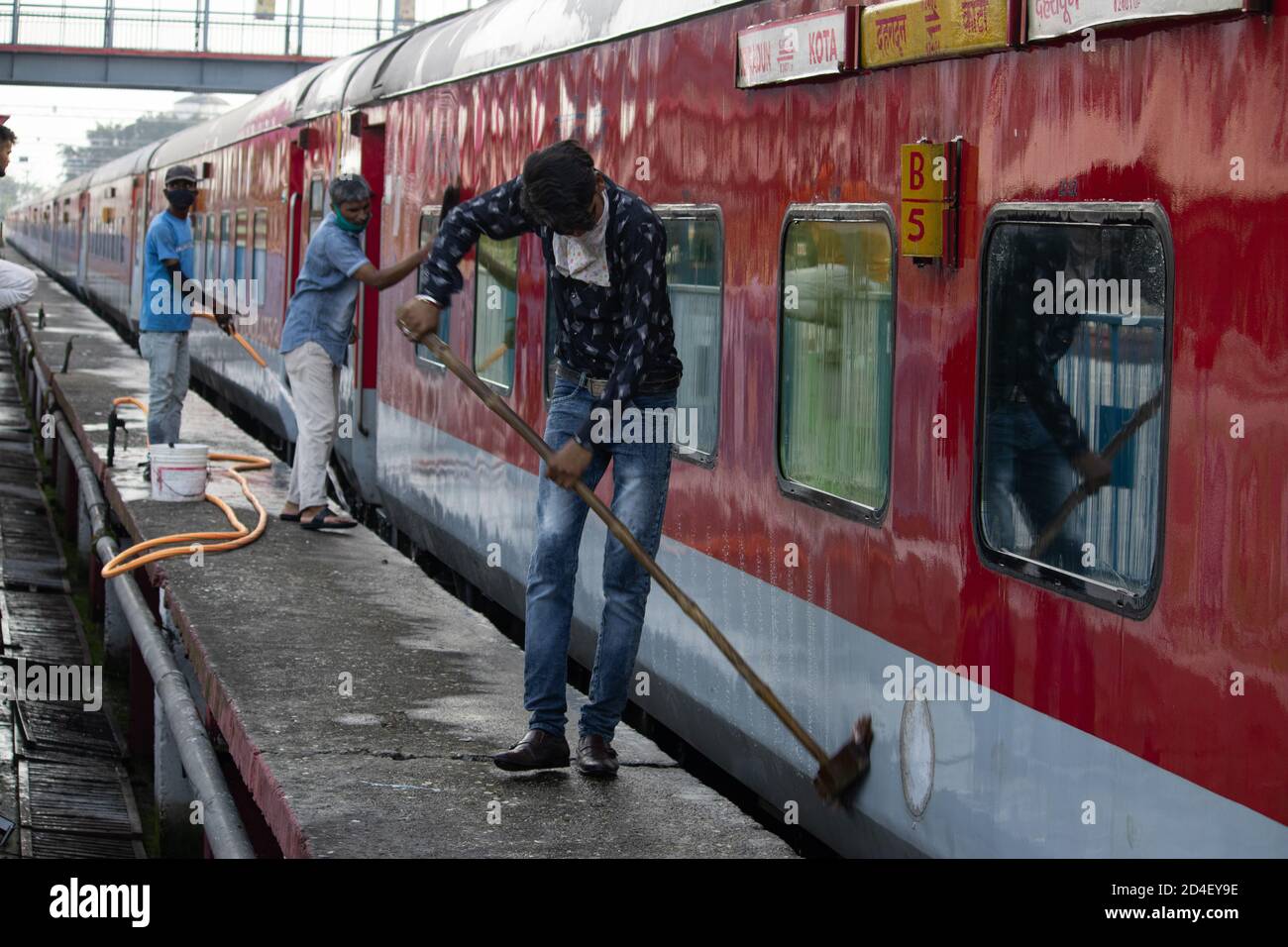Cleaning equipment at a train station hi-res stock photography and ...