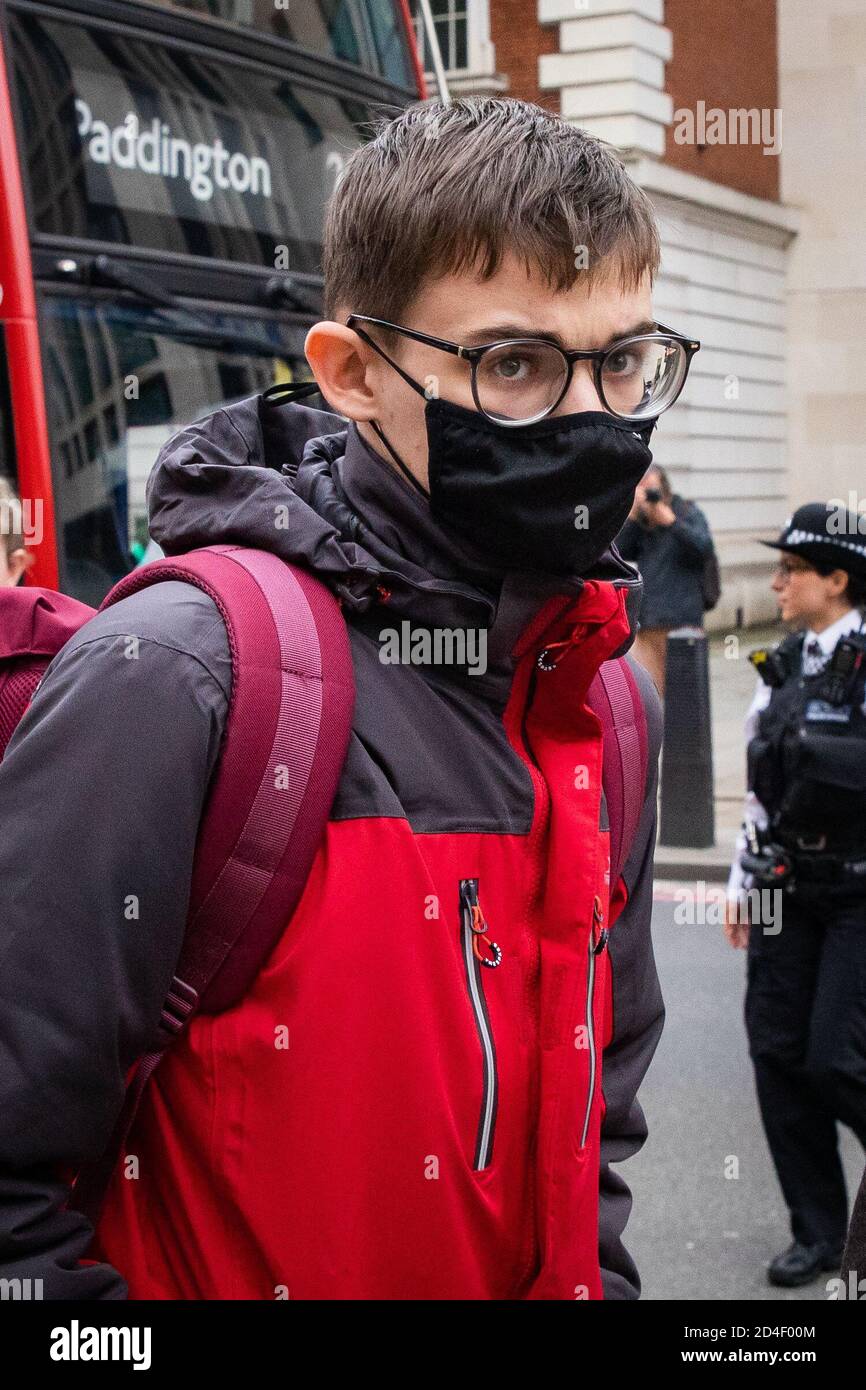 Benjamin Clark, 18, of Wilton Crescent, Hertford, exits Westminster ...