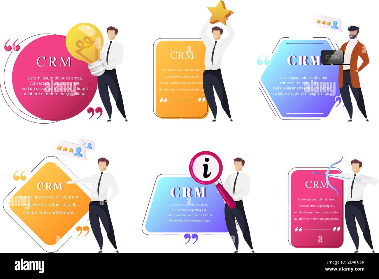 Color speech bubble quotes Cut Out Stock Images & Pictures - Alamy