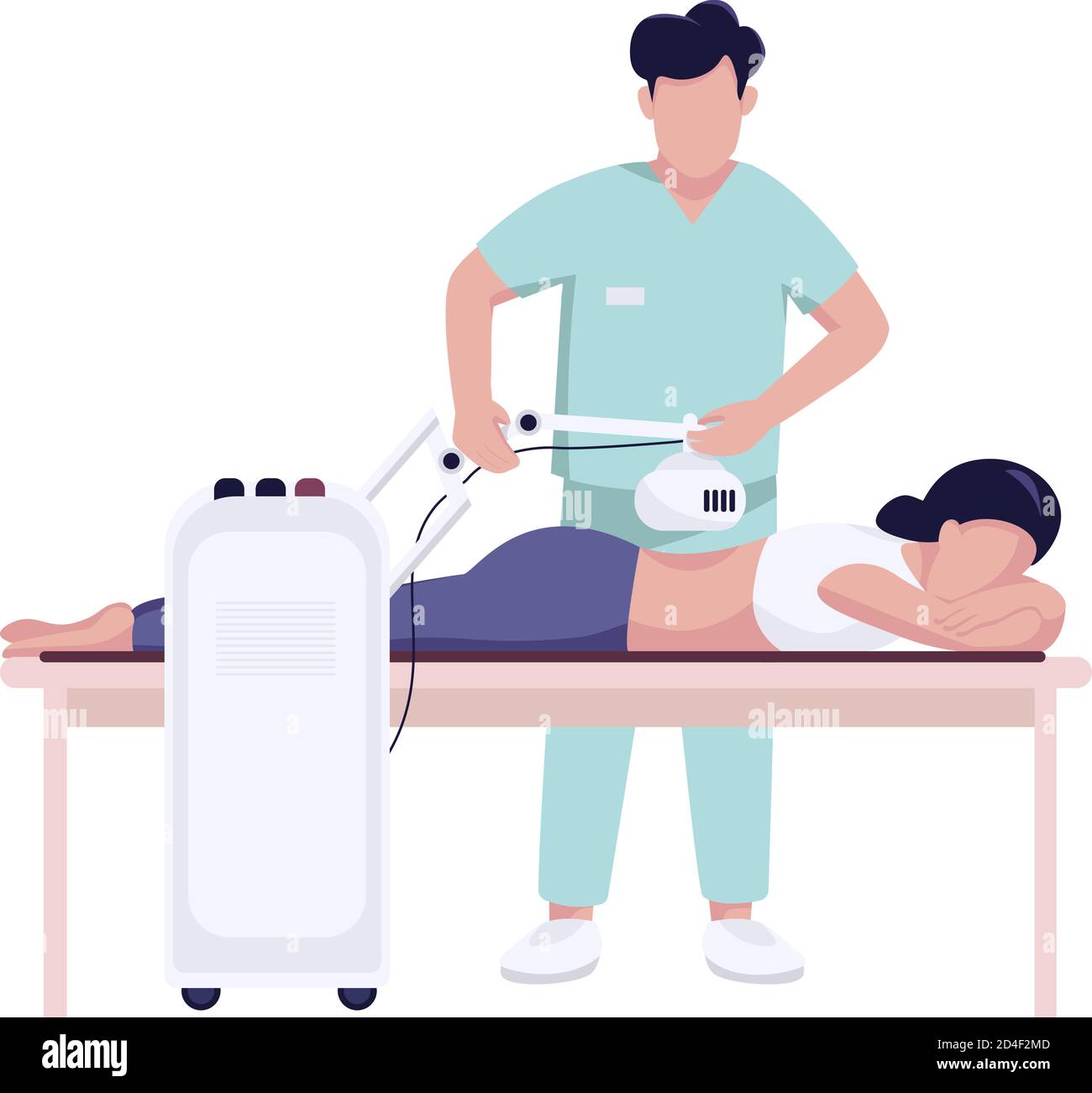 Back pain group therapy Stock Vector Images - Alamy