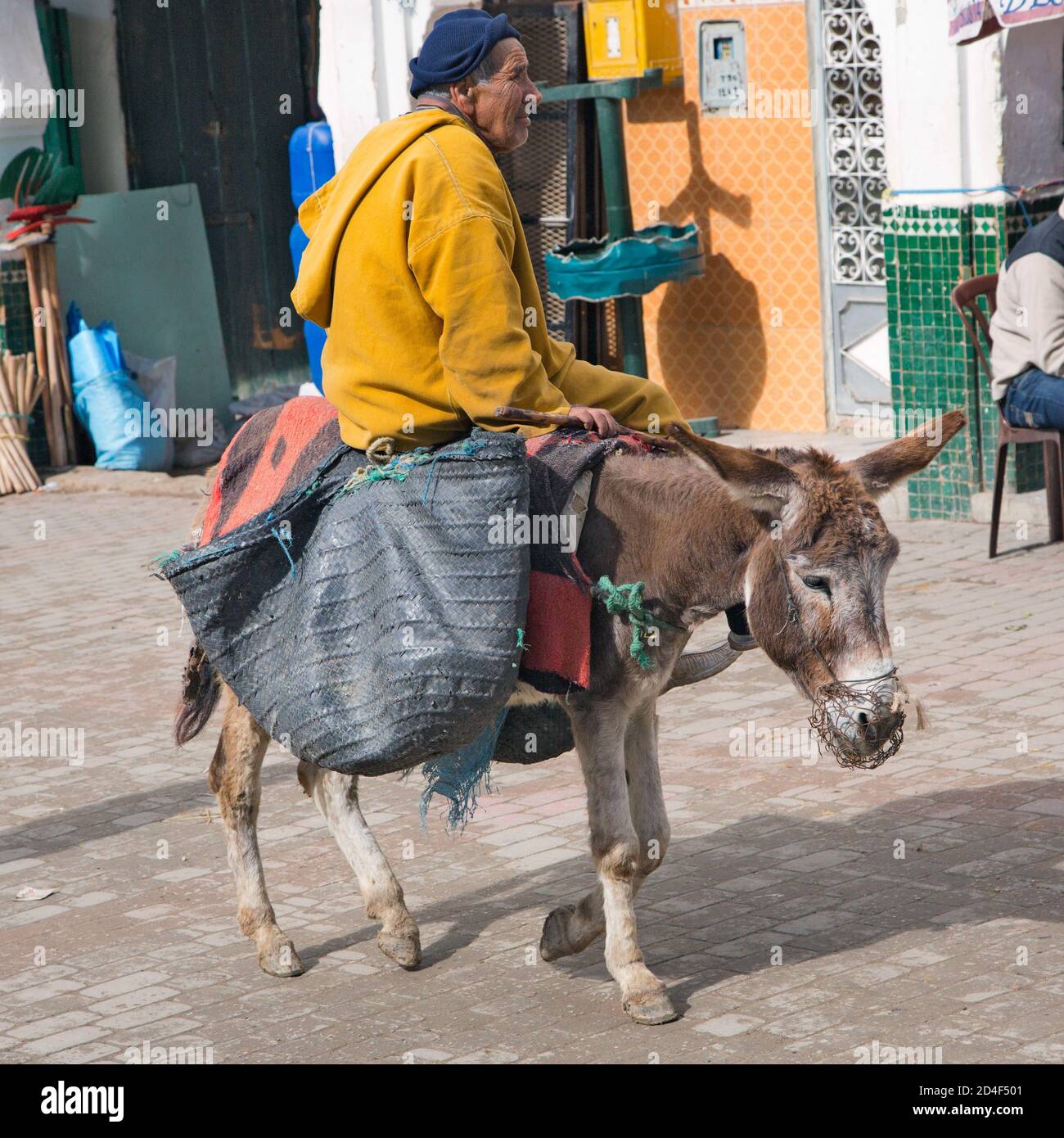 Man riding donkey hi-res stock photography and images - Alamy