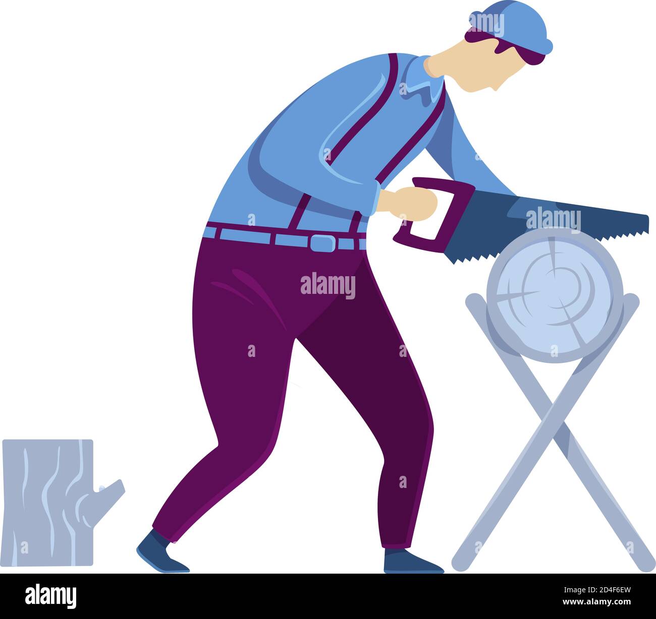 Cartoon animation builder man character hi-res stock photography and ...