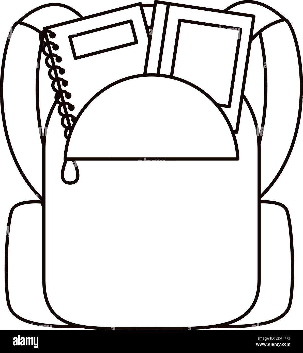 Pencils and notebooks Stock Vector Images - Alamy