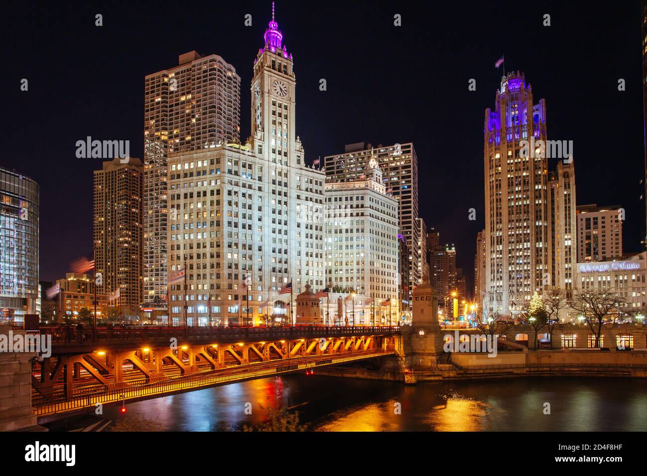 Chicago Rush Hour Traffic in USA Stock Photo - Alamy