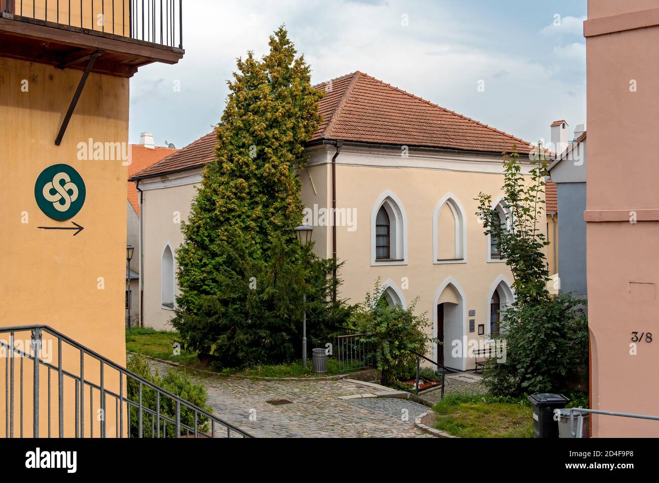 Old Synagogue at Jewish Quarter, Trebic (Třebíč), Czech Republic Stock ...