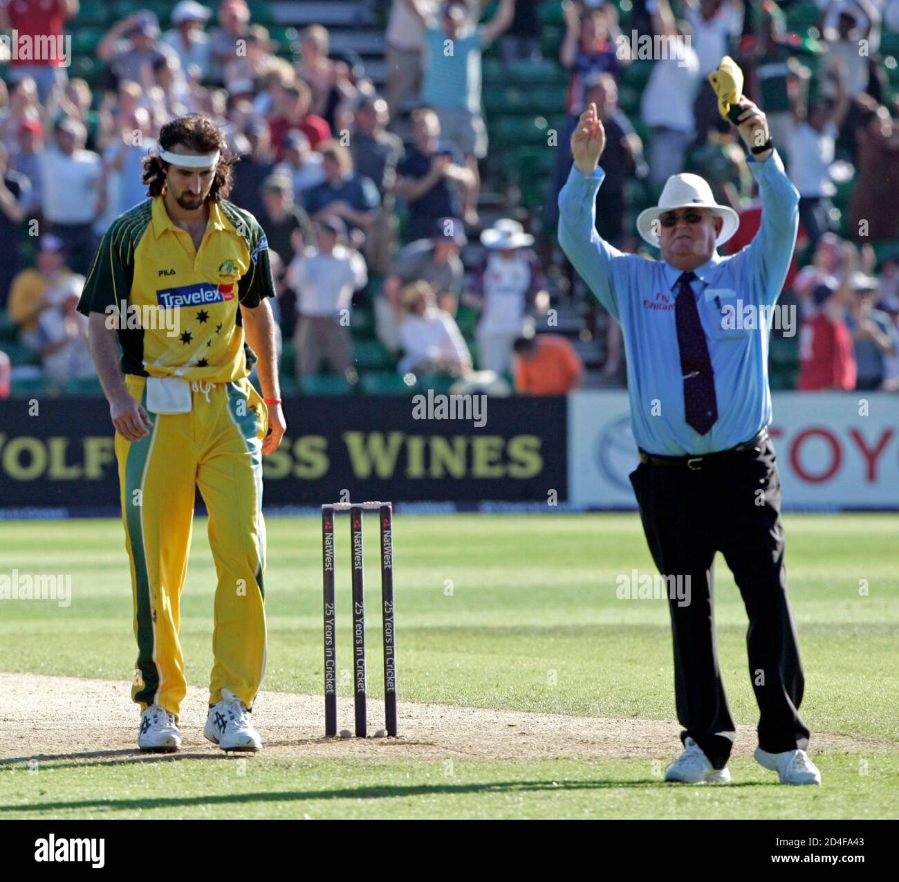 David shepherd cricket umpire hi-res stock photography and images - Alamy
