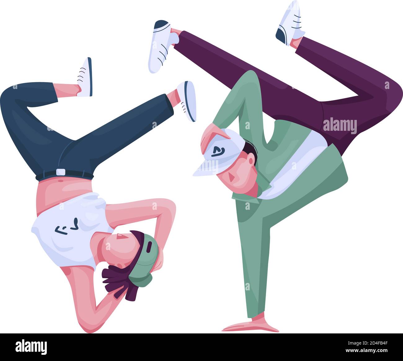 Urban dancers flat color vector faceless character Stock Vector Image ... Urban dancers flat color vector faceless character Stock Vector Image ...