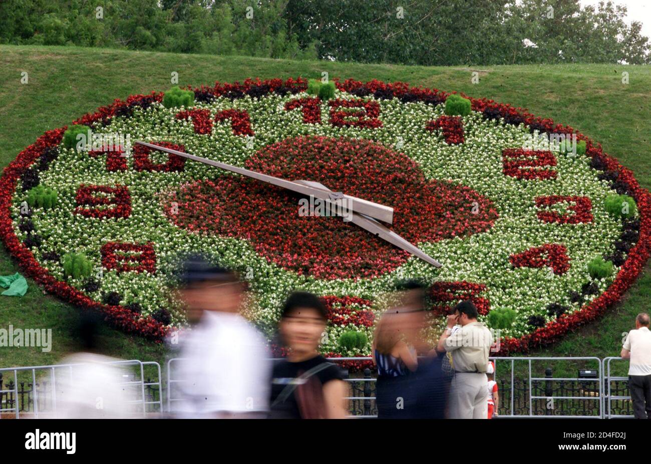Floral clock europe hi-res stock photography and images - Alamy