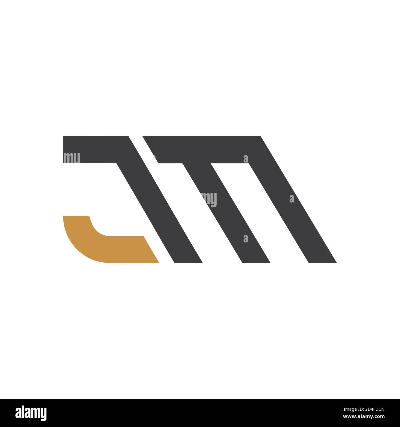 Initial letter jm logo or mj logo vector design template Stock Vector ...