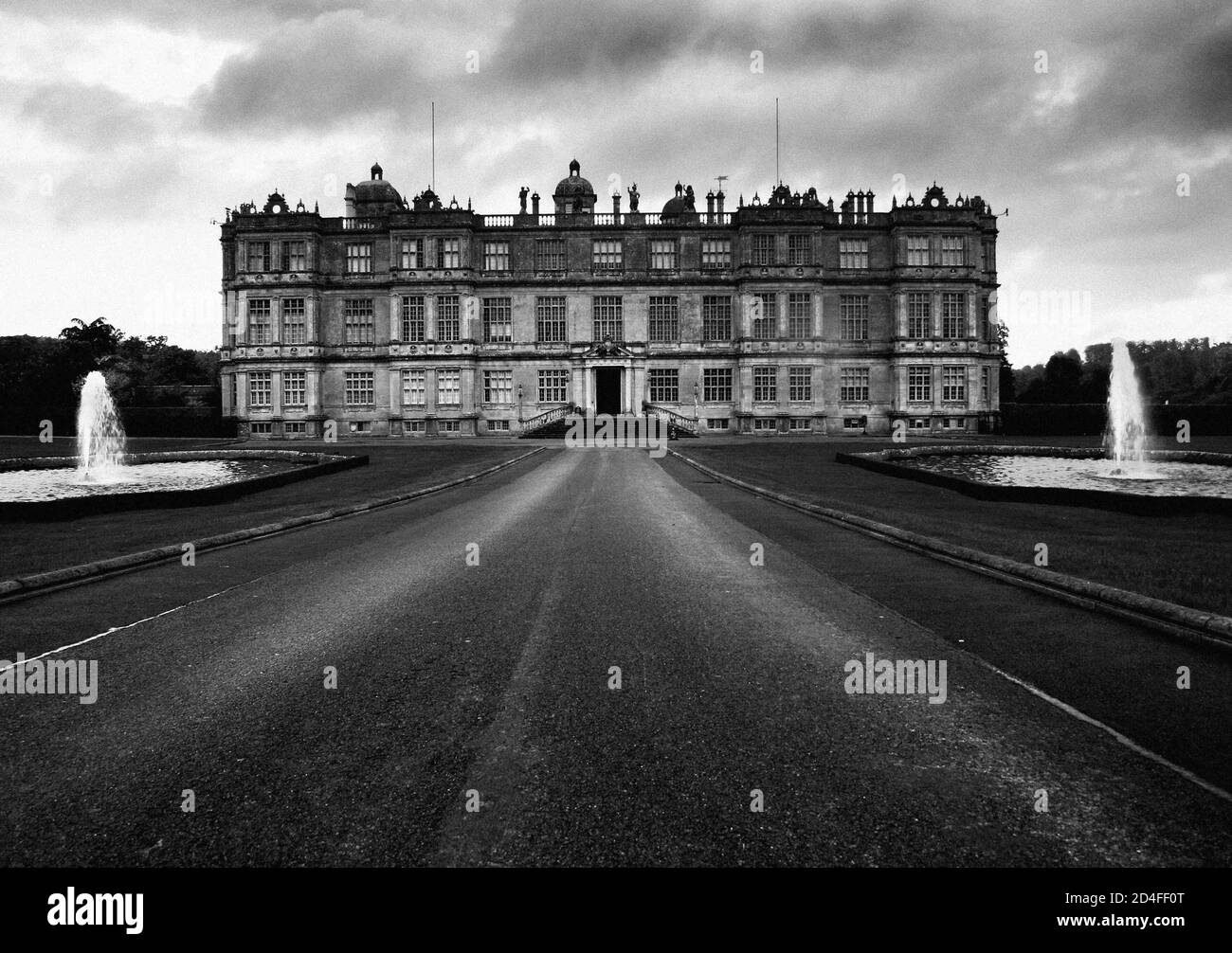 Longleat mansion Black and White Stock Photos & Images - Alamy