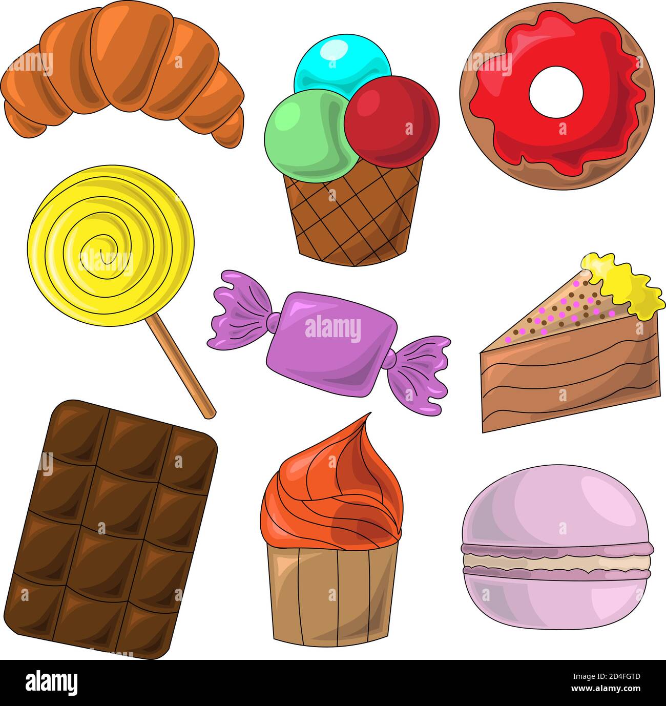 Candy box color icon Cut Out Stock Images & Pictures - Alamy