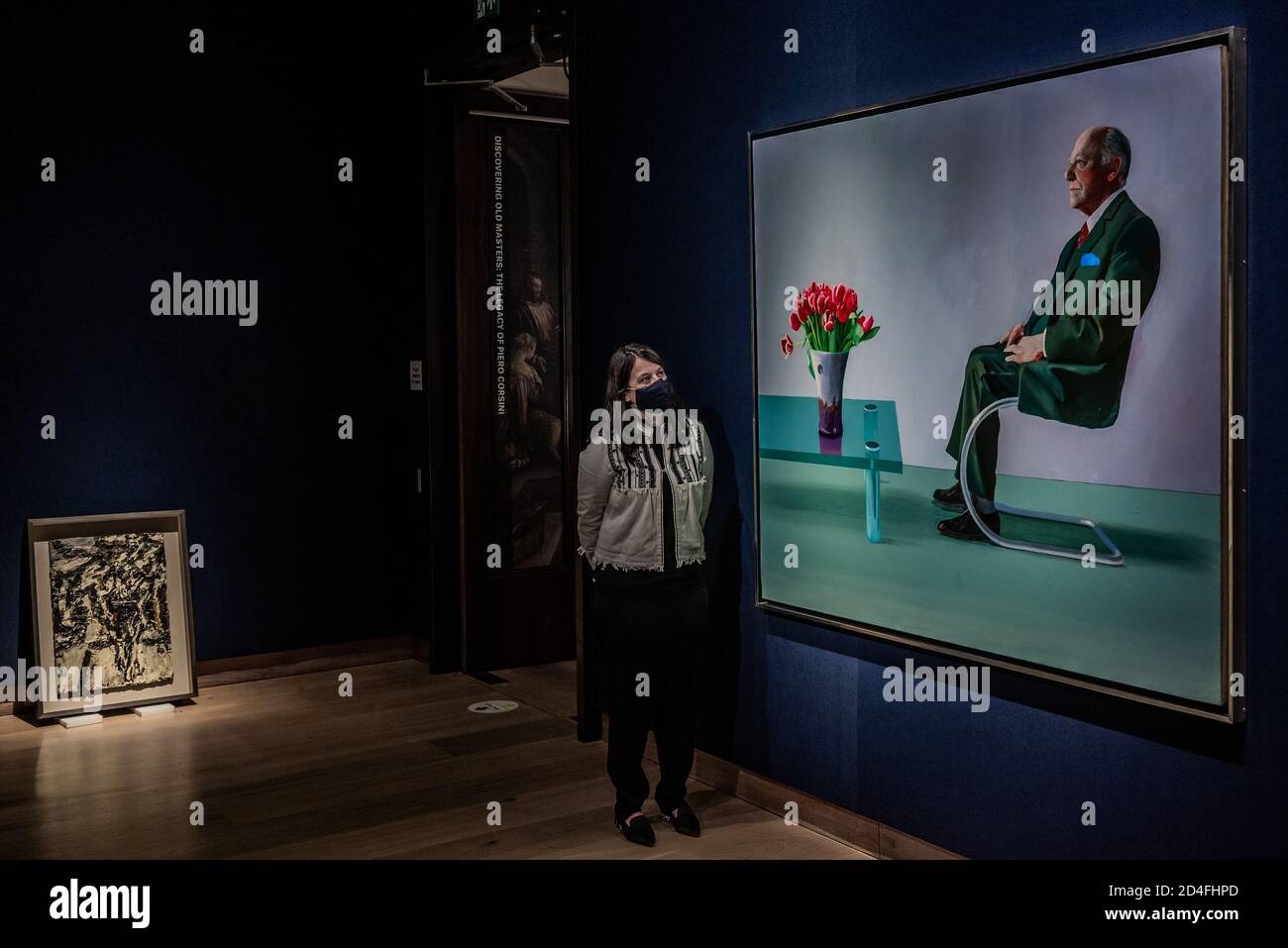 London, UK. 09th Oct, 2020. David Hockney, Portrait of Sir David ...
