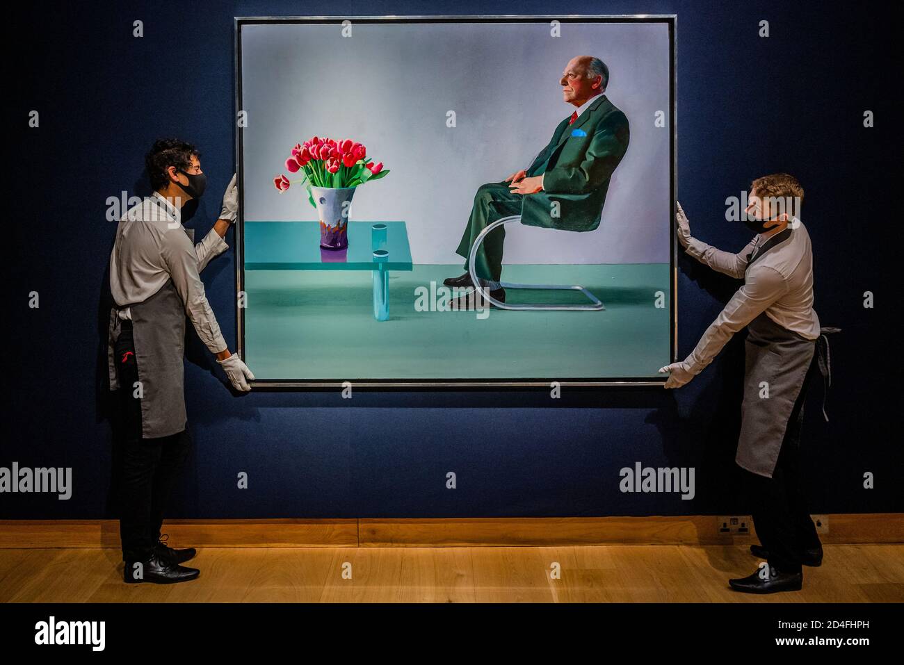 London, UK. 09th Oct, 2020. David Hockney, Portrait of Sir David ...