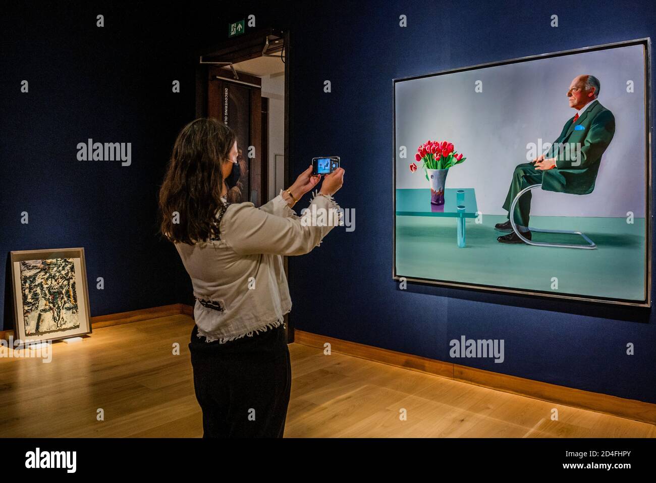 London, UK. 09th Oct, 2020. David Hockney, Portrait of Sir David ...
