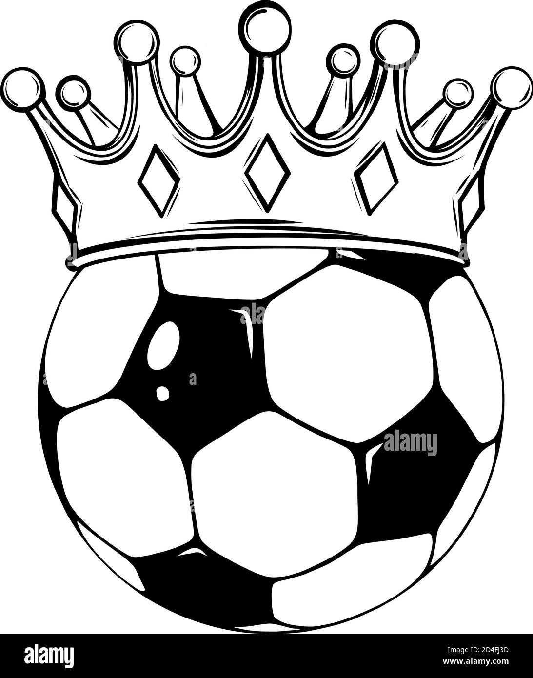 vector football ball soccer vector illustration art Stock Vector Image ...