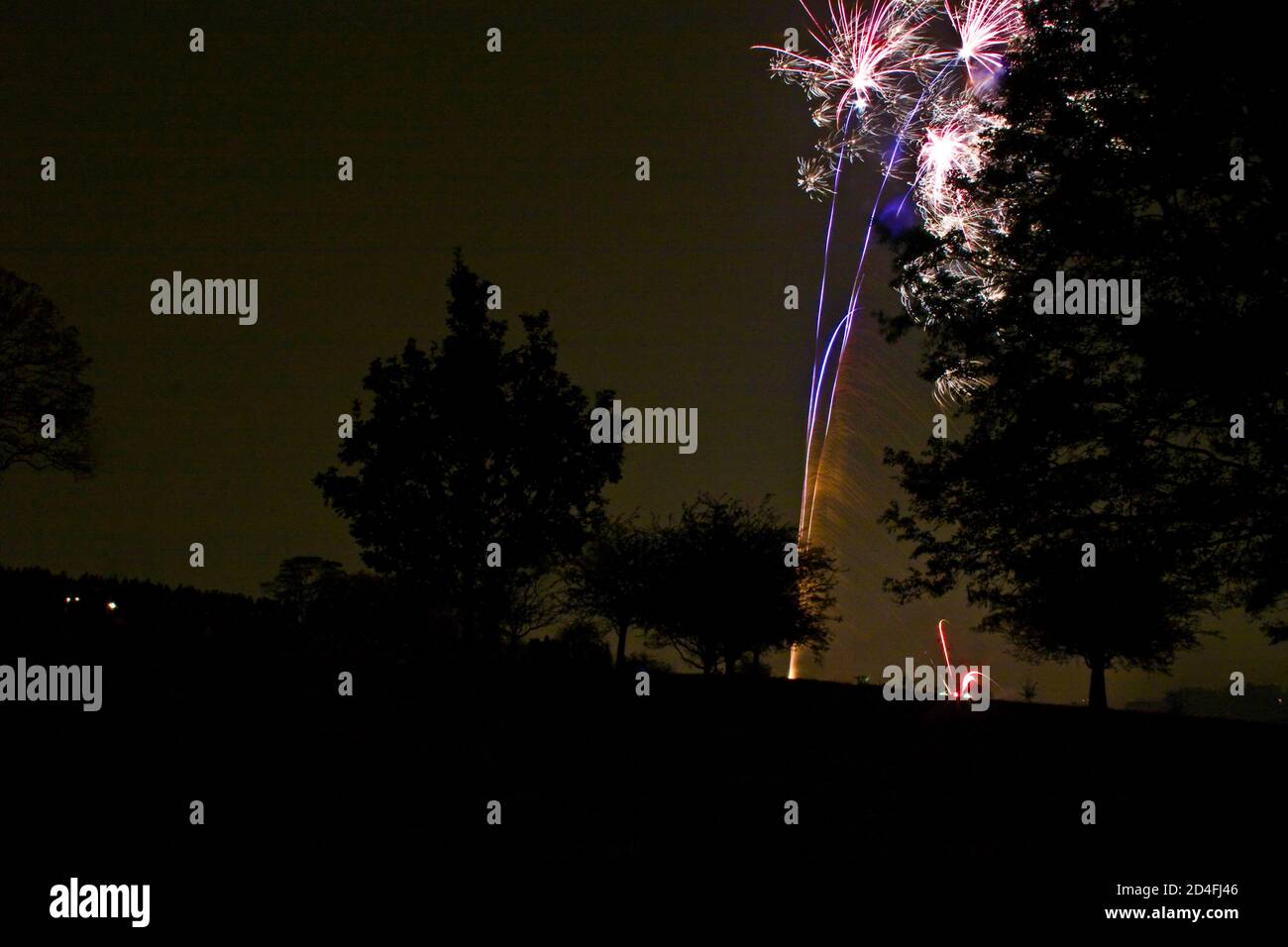 bonfire night celebration in Primrose Hill ,London Stock Photo - Alamy