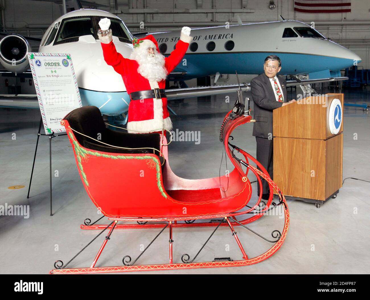 Secretary santa claus hi-res stock photography and images - Alamy