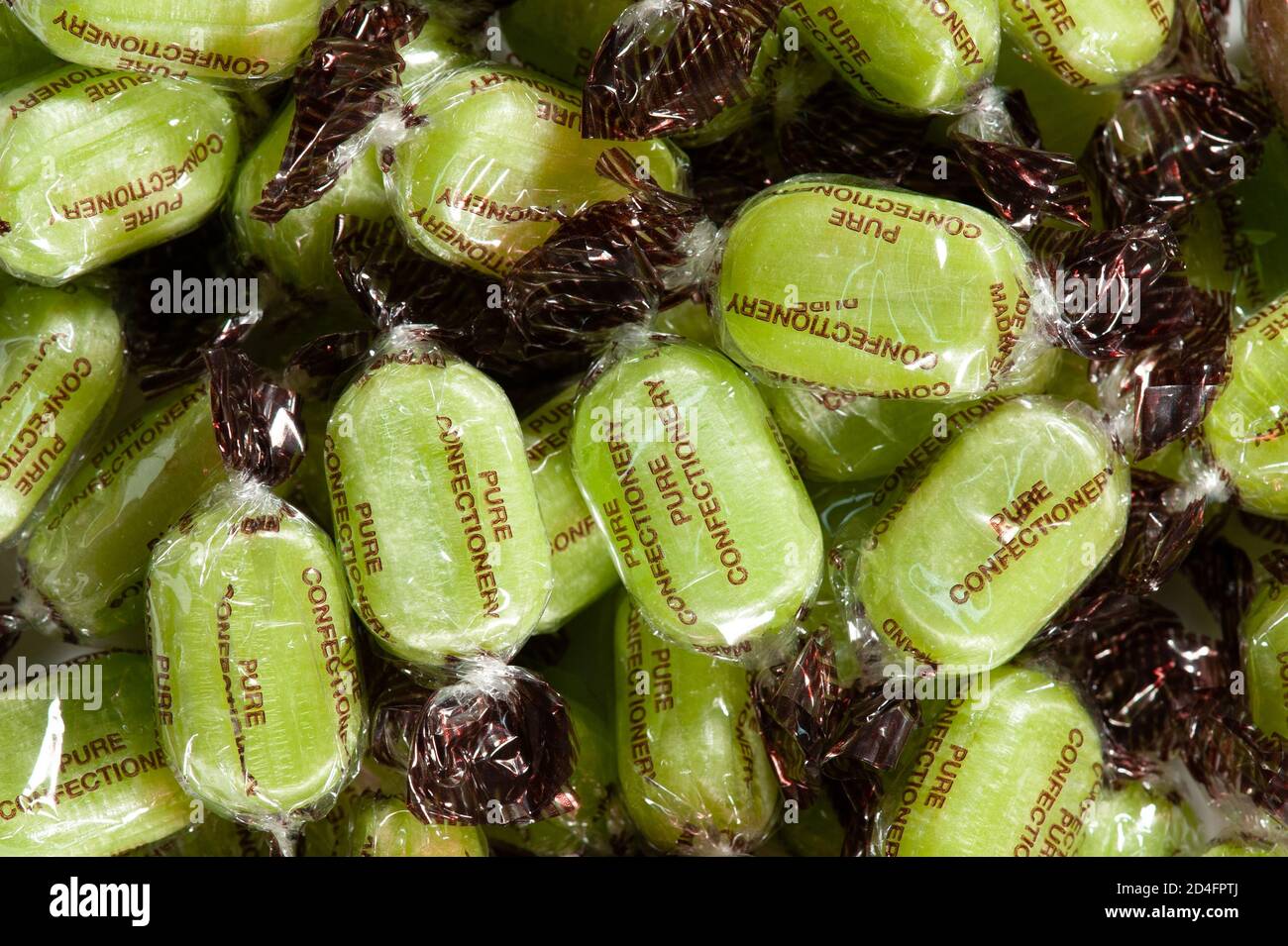Chocolate Limes, Old fashioned Sweets Stock Photo - Alamy