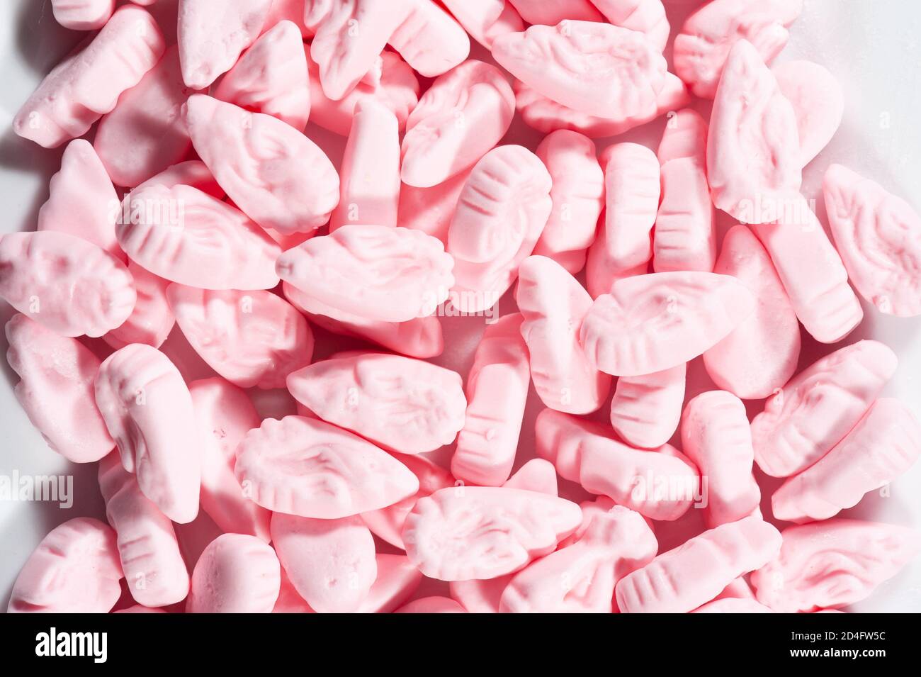 Shrimp, Soft foam sweets, Old fashioned Sweets Stock Photo - Alamy
