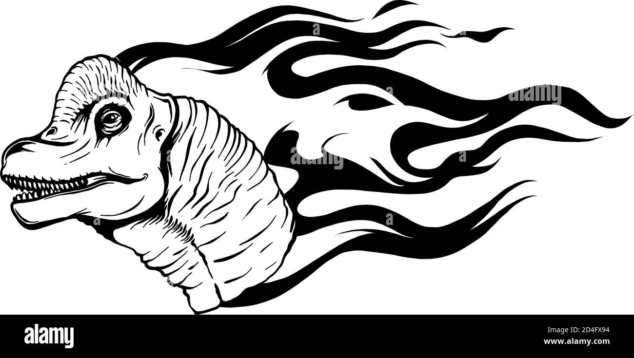 Brachiosaurus dinosaur Black and White Stock Photos & Images - Alamy