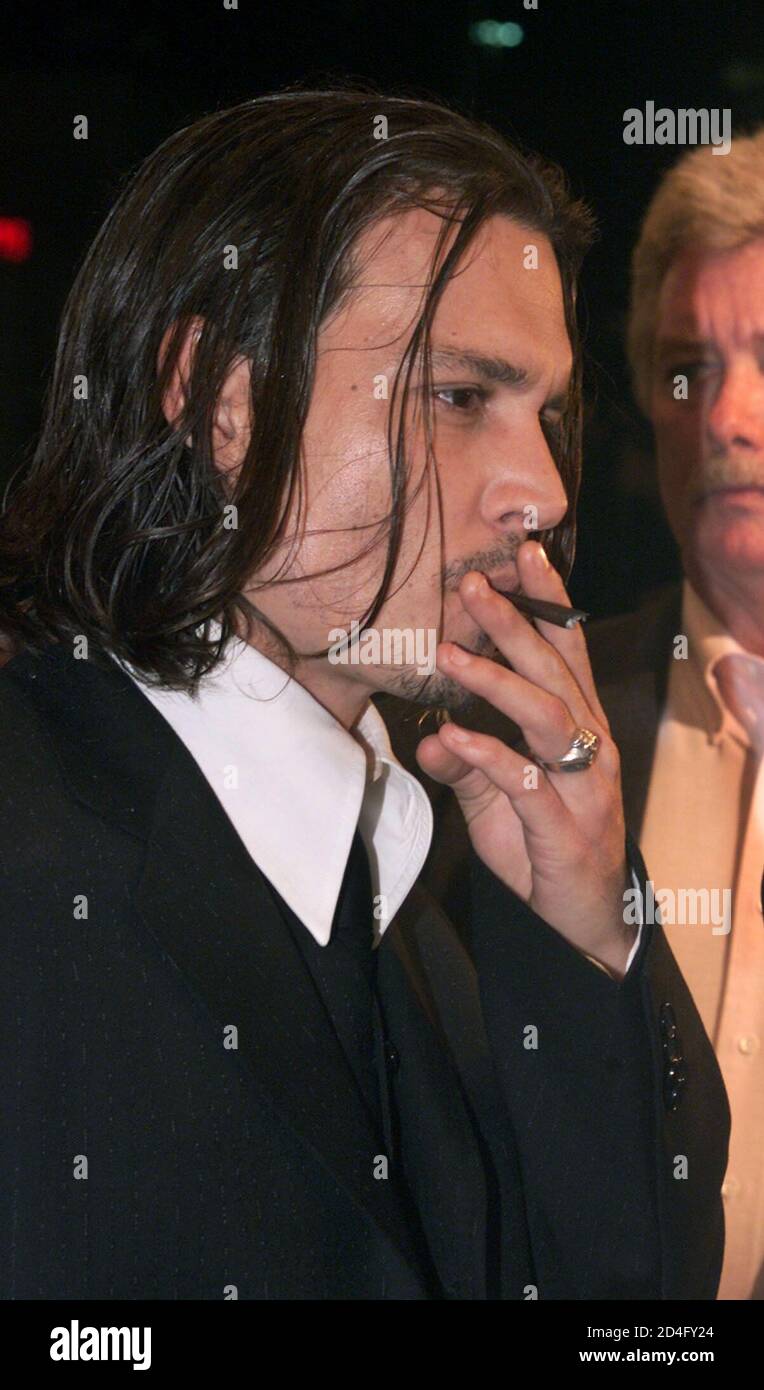 From Hell Premiere Johnny Depp High Resolution Stock Photography and ...
