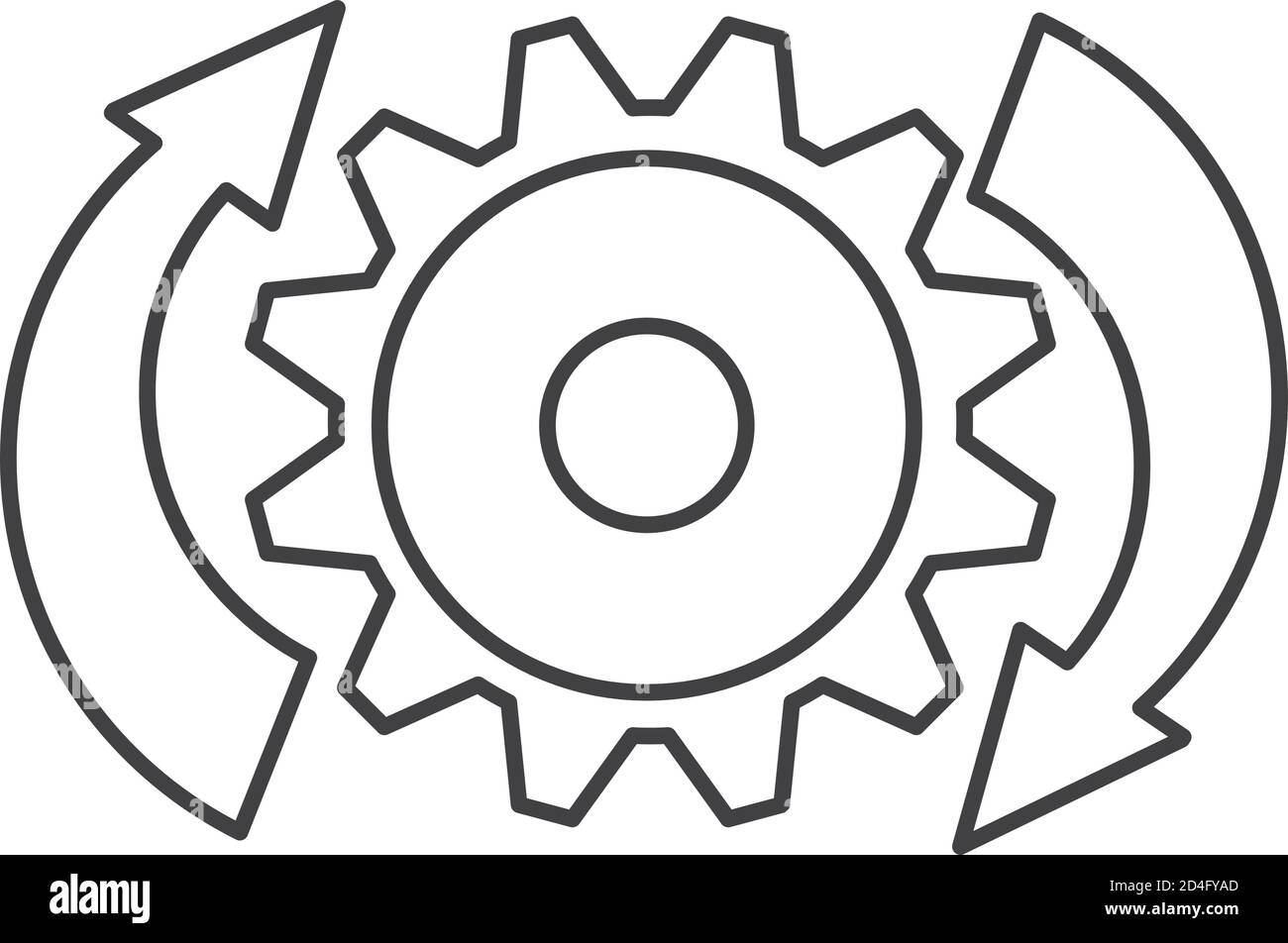 Loading icon outline.Refresh operation.Flat line art vector Stock ...