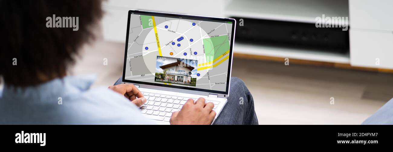 Searching real estate house hi-res stock photography and images - Alamy