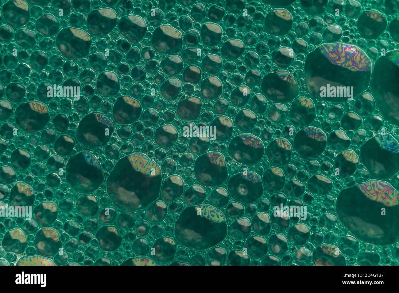 Beautiful abstract green bubbles background pattern for design. Liquid ...