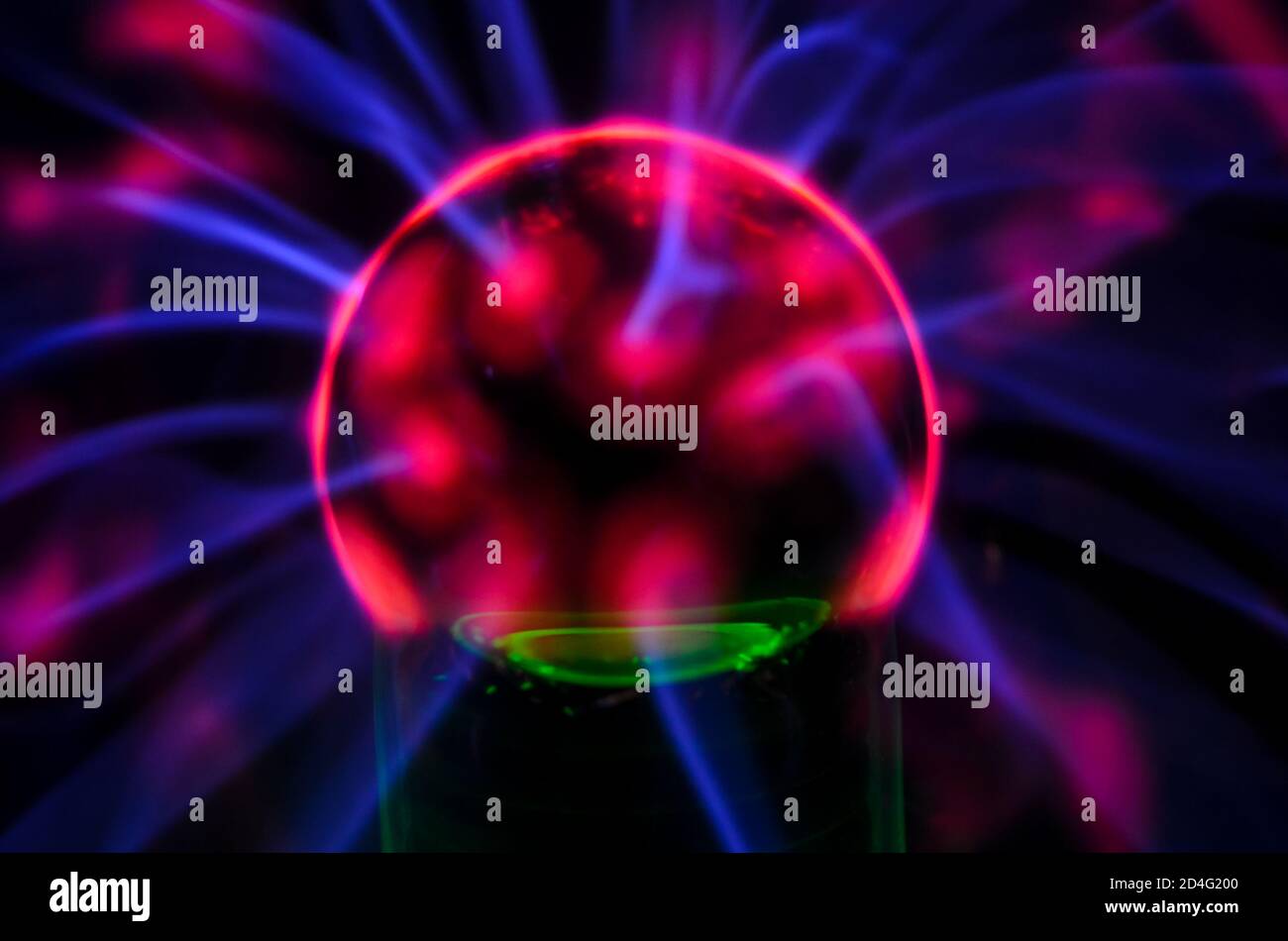 Plasma lightning ball energy lines hi-res stock photography and images ...