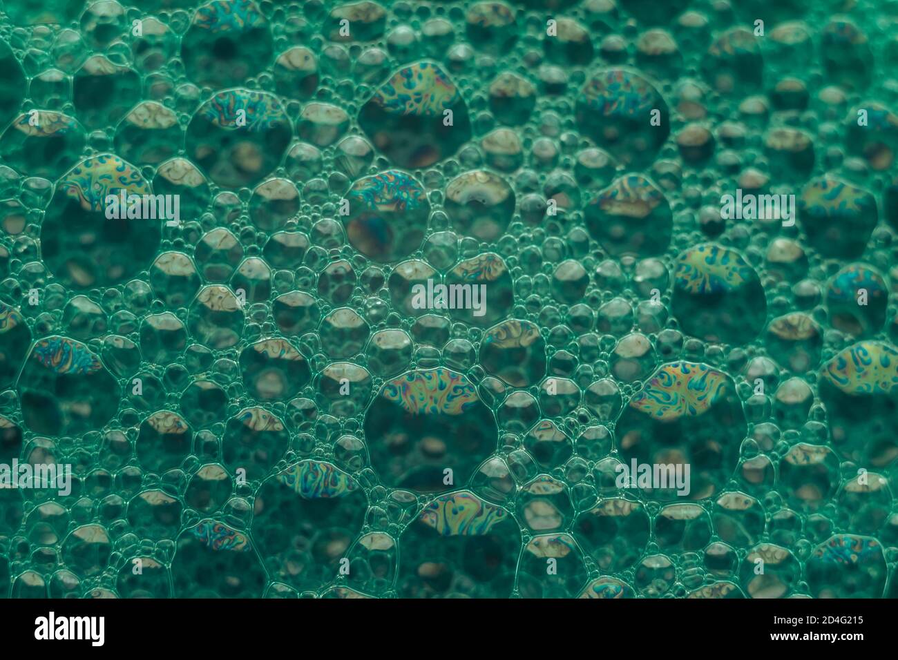 Beautiful abstract green bubbles background pattern for design. Liquid ...