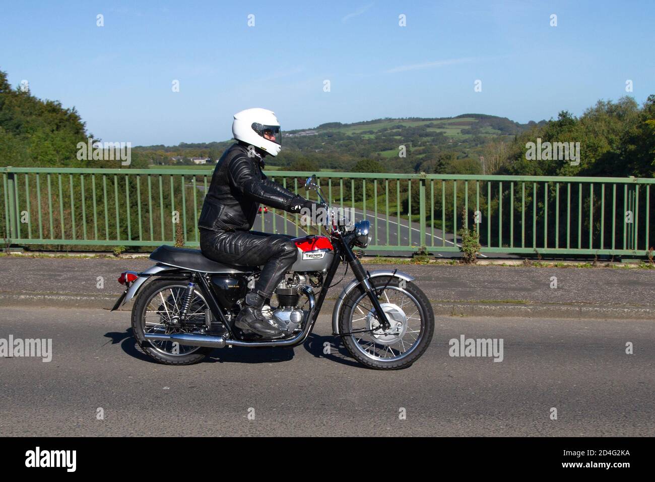 1969 red triumph 650cc hi-res stock photography and images - Alamy