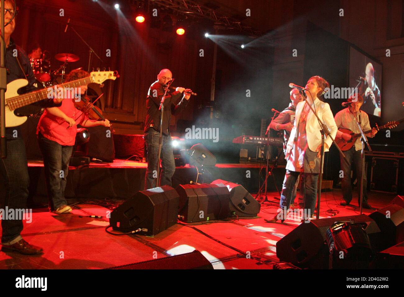 Capercaillie perform at Ayr Town Hall as part ot the Ayrshire Burns an ...