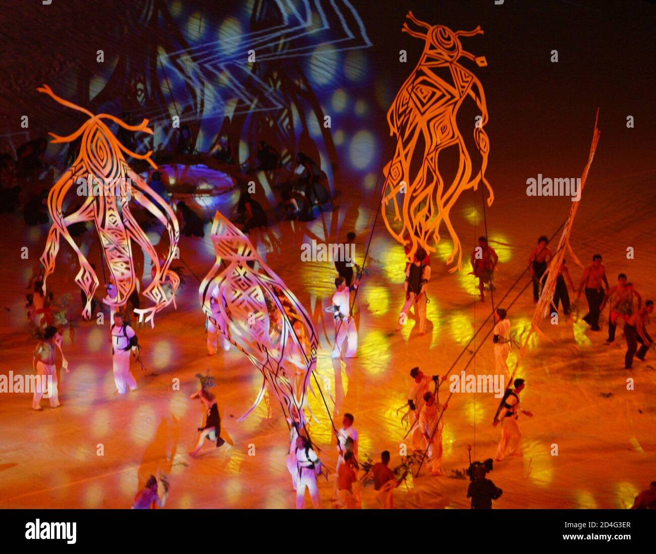 Opening ceremony at the olympic stadium hi-res stock photography and ...