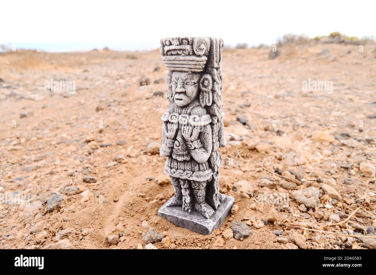 Ancient Maya Statue Stock Photo - Alamy