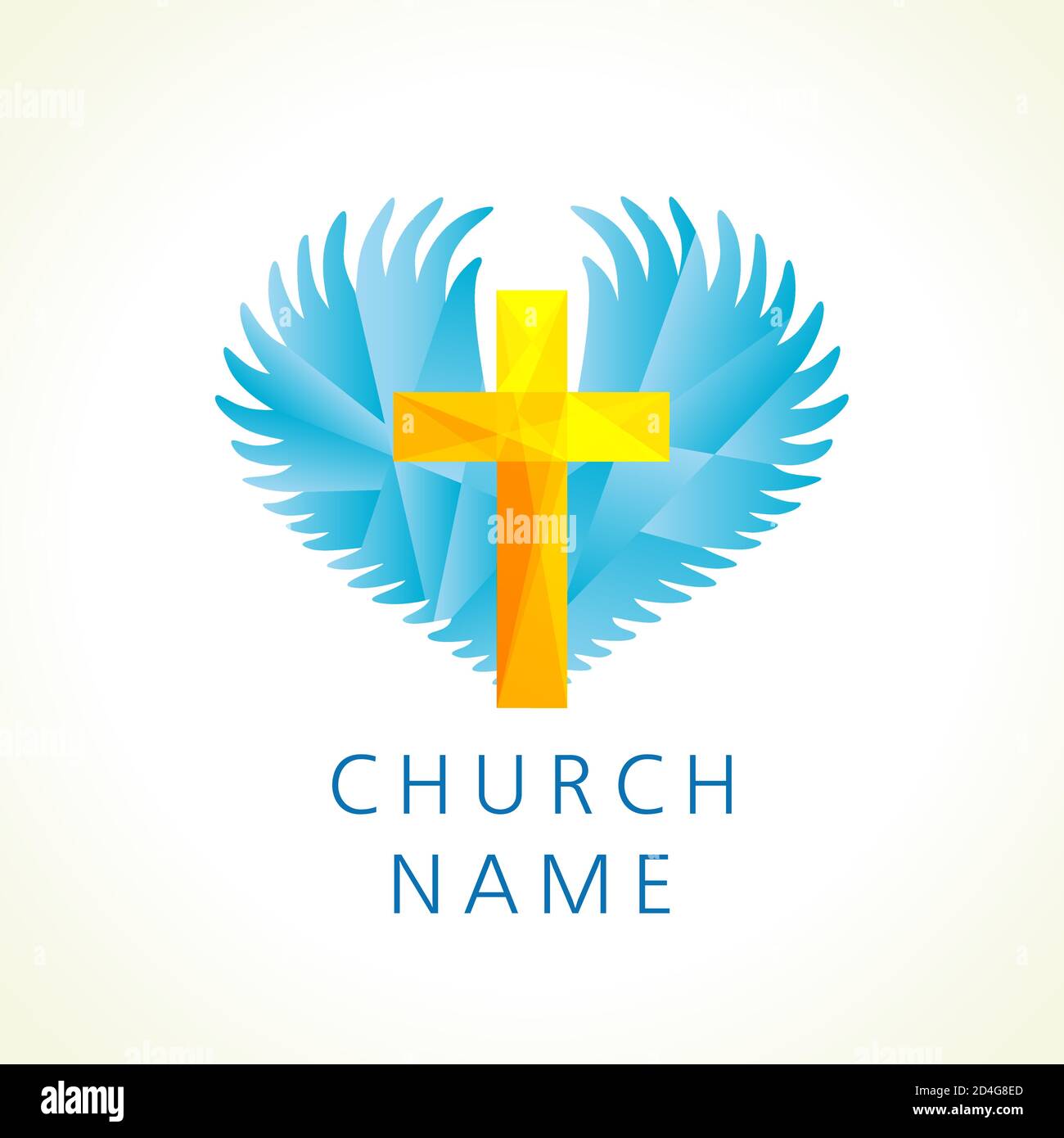 Church logo hi-res stock photography and images - Alamy