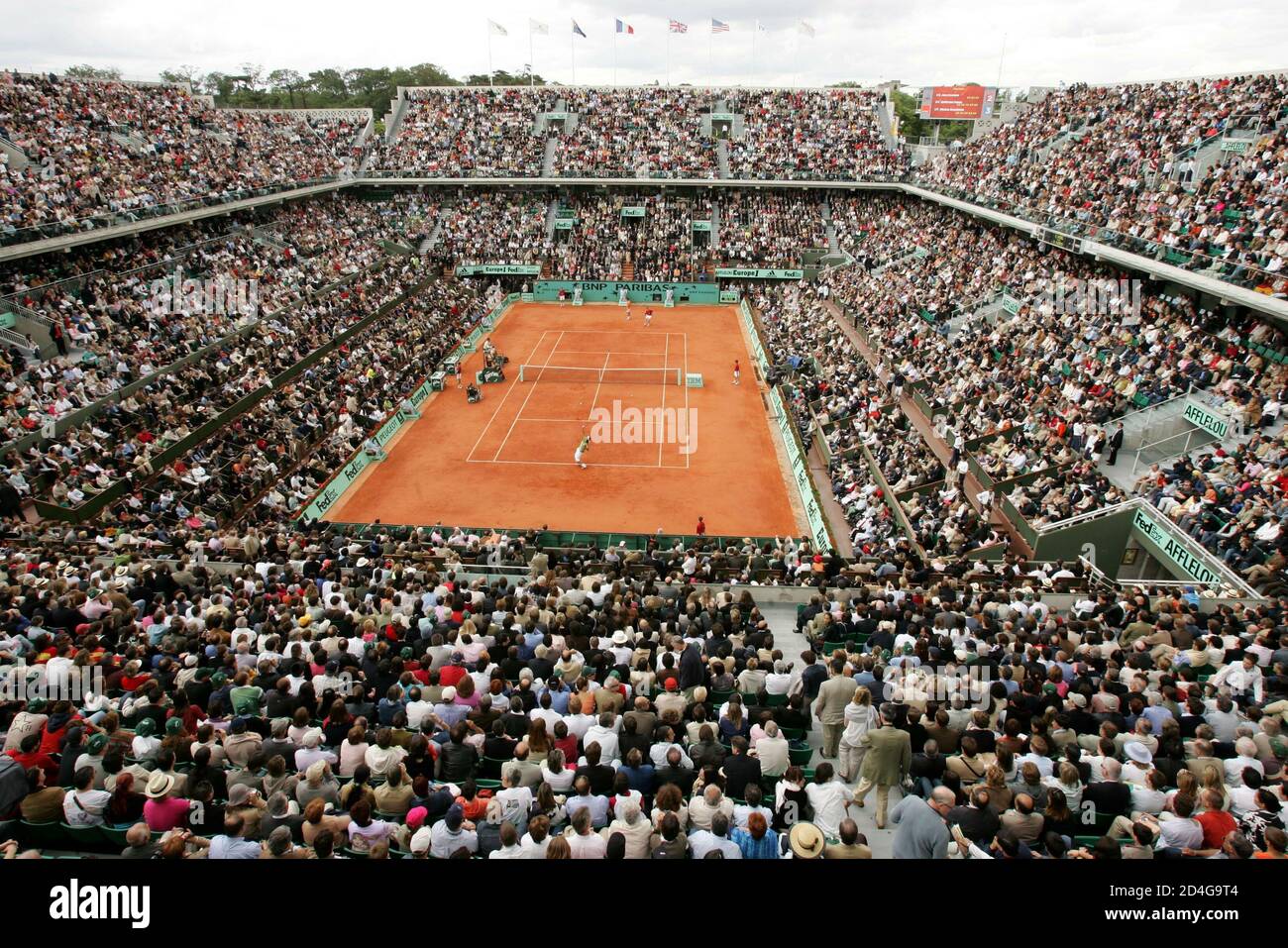 Roland garros aerial hi-res stock photography and images - Alamy