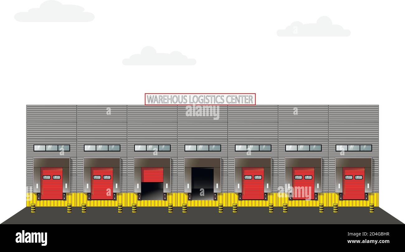 Distribution center design Stock Vector Images - Alamy