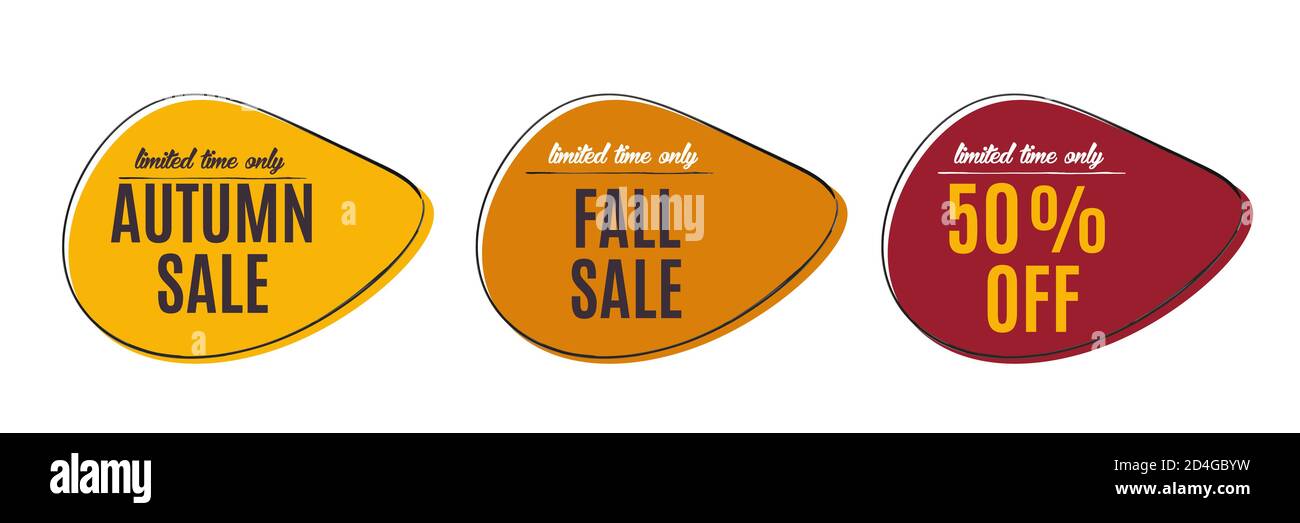 Template design card fall hi-res stock photography and images - Alamy