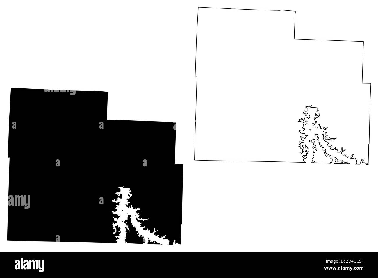 Cedar district Stock Vector Images - Alamy